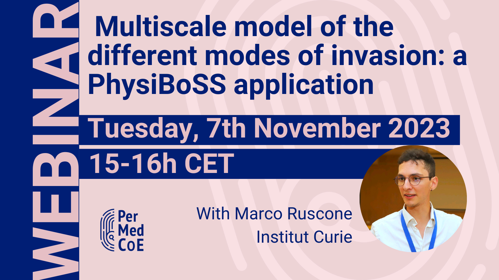 Webinar: Multiscale model of the different modes of invasion: a PhysiBoSS application - PerMedCoE